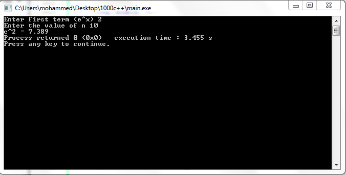Programmers Area: C++ program to generate exponential series Programmers Area: C++ program to generate exponential series
