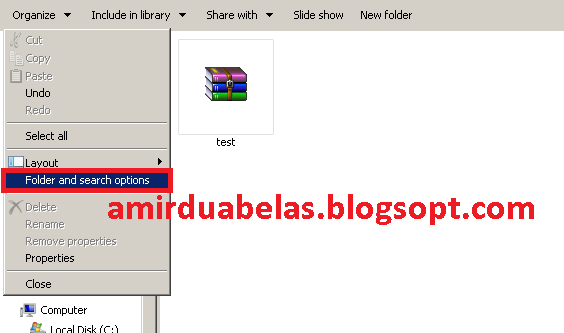 CARA MUDAH MENAMPILKAN EKSTENSI FILE DIWINDOWS - Amir12