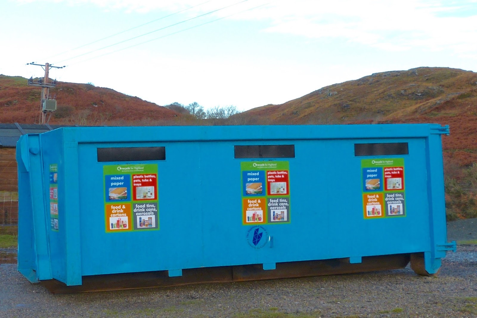 A Kilchoan Diary: The Recycling Skip