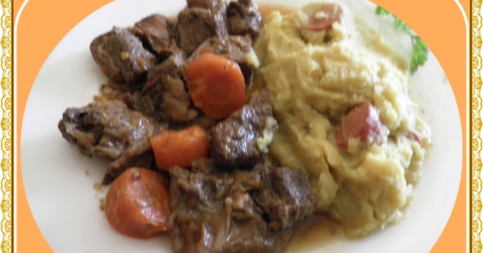 LA COCINA DE DORIS: CARNE ESTOFADA CON PURÉ AL CURRY