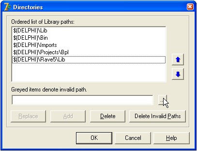 6. Will appear dialog box for directories decision as follows