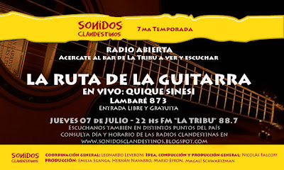 Sonidos Clandestinos: Programas Anteriores