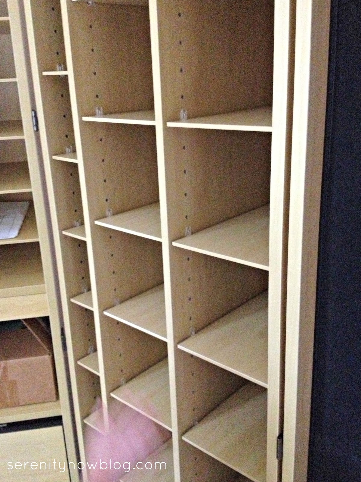 Serenity Now: Organizing Shelves and Bins for Craft Supplies (Utilizing ...