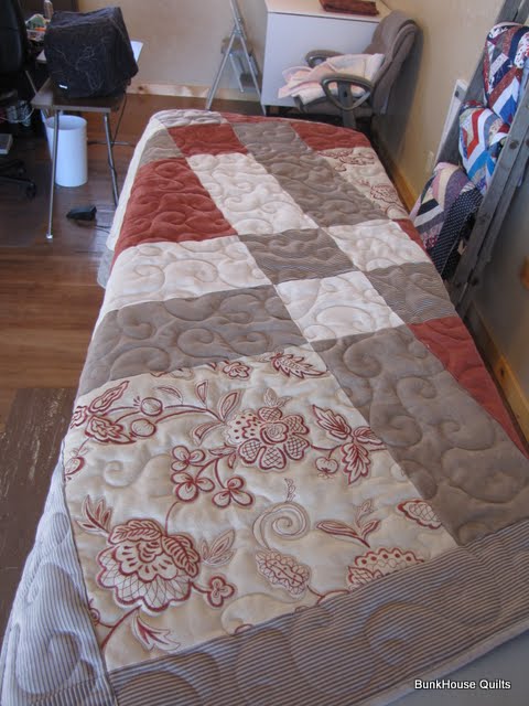 Quilting In The BunkHouse: Ultra Suede Quilt