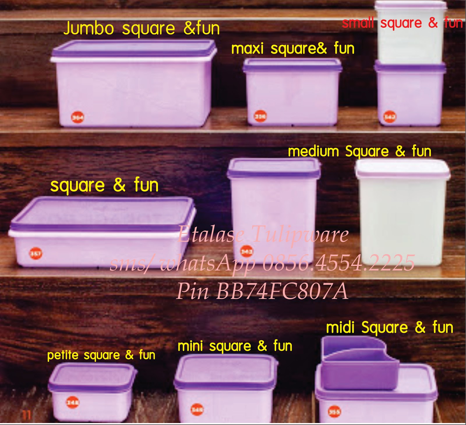 katalog Twin Tulipware : Square & fun