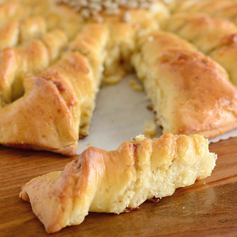 Savoring Time in the Kitchen: Savory Flower Bread