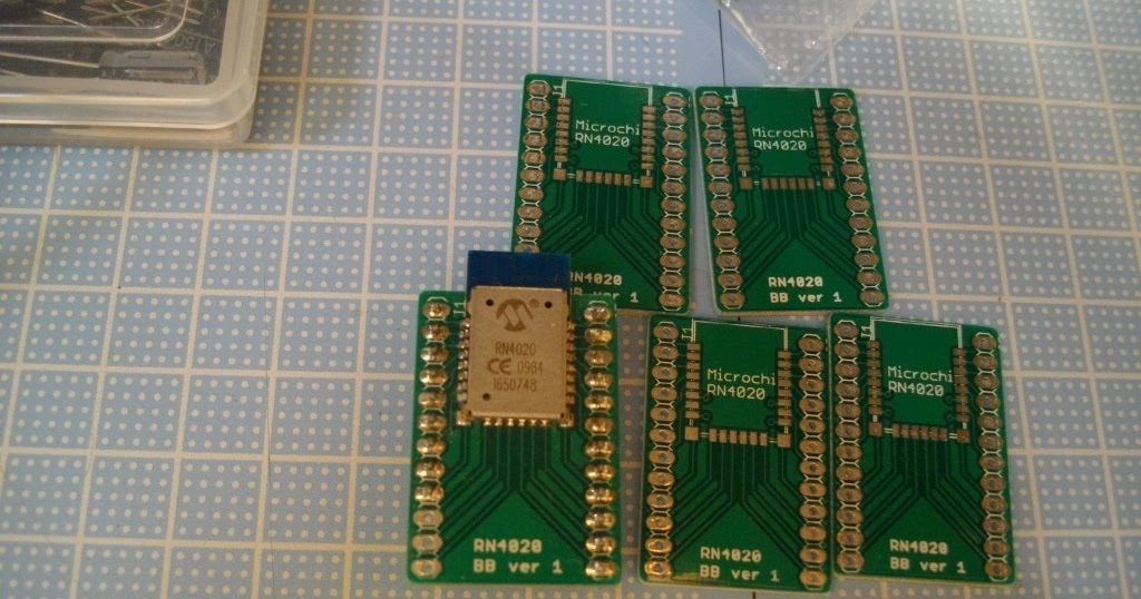 knaka Tech-blog: RN4020 BLE ブレークアウト お試し編