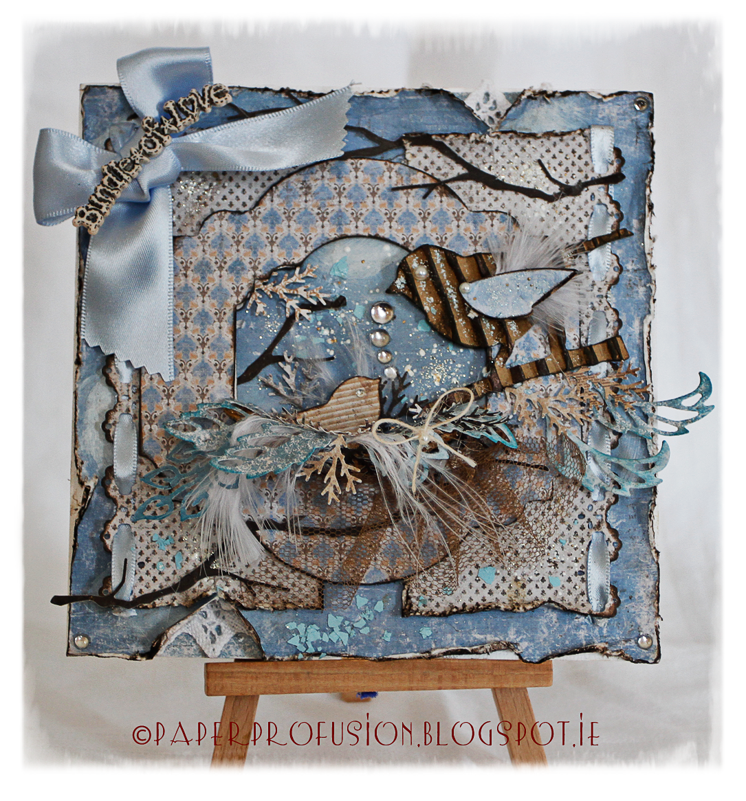 Paper Profusion: Little Bird Blue