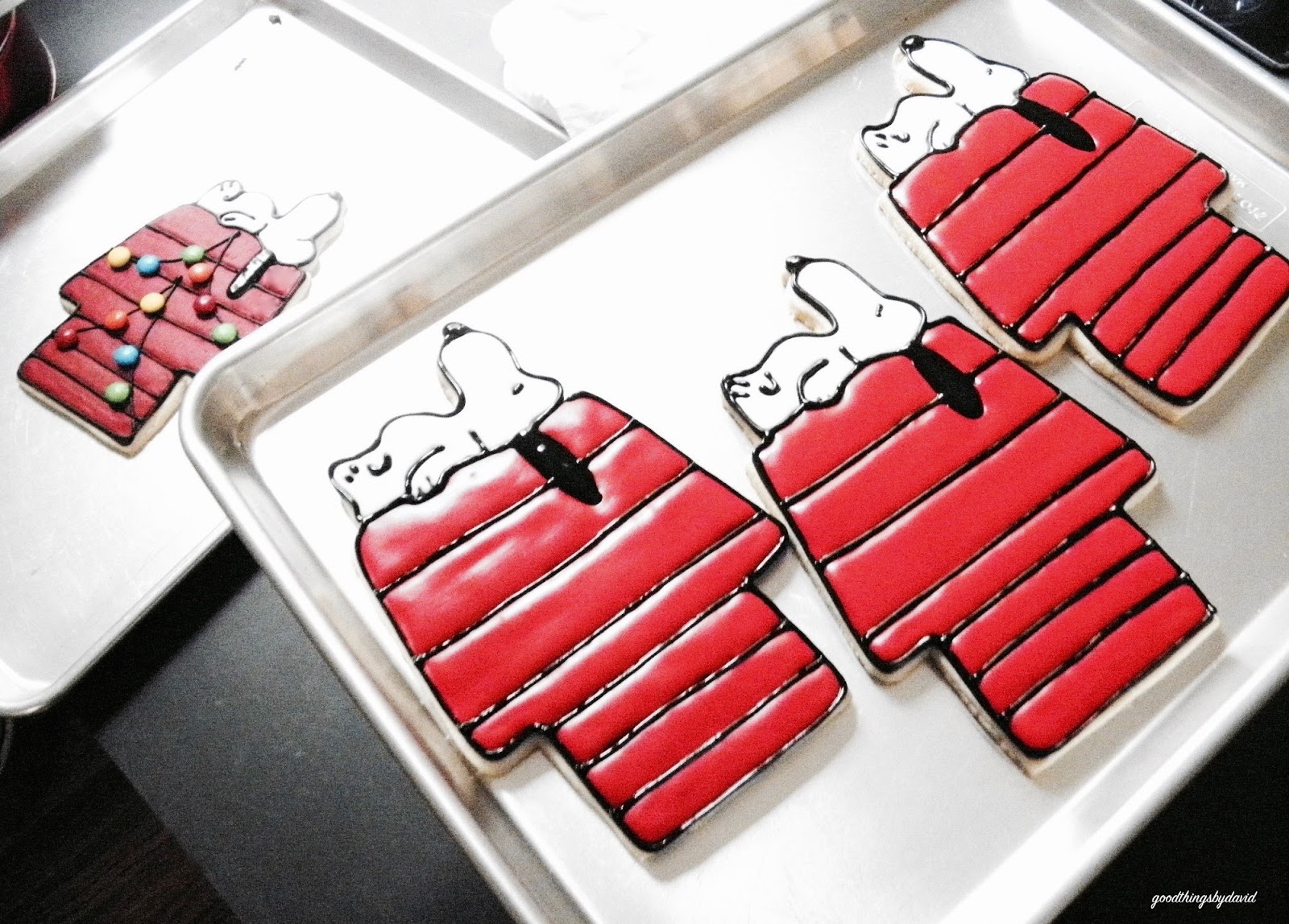 Snoopy Christmas Cookies