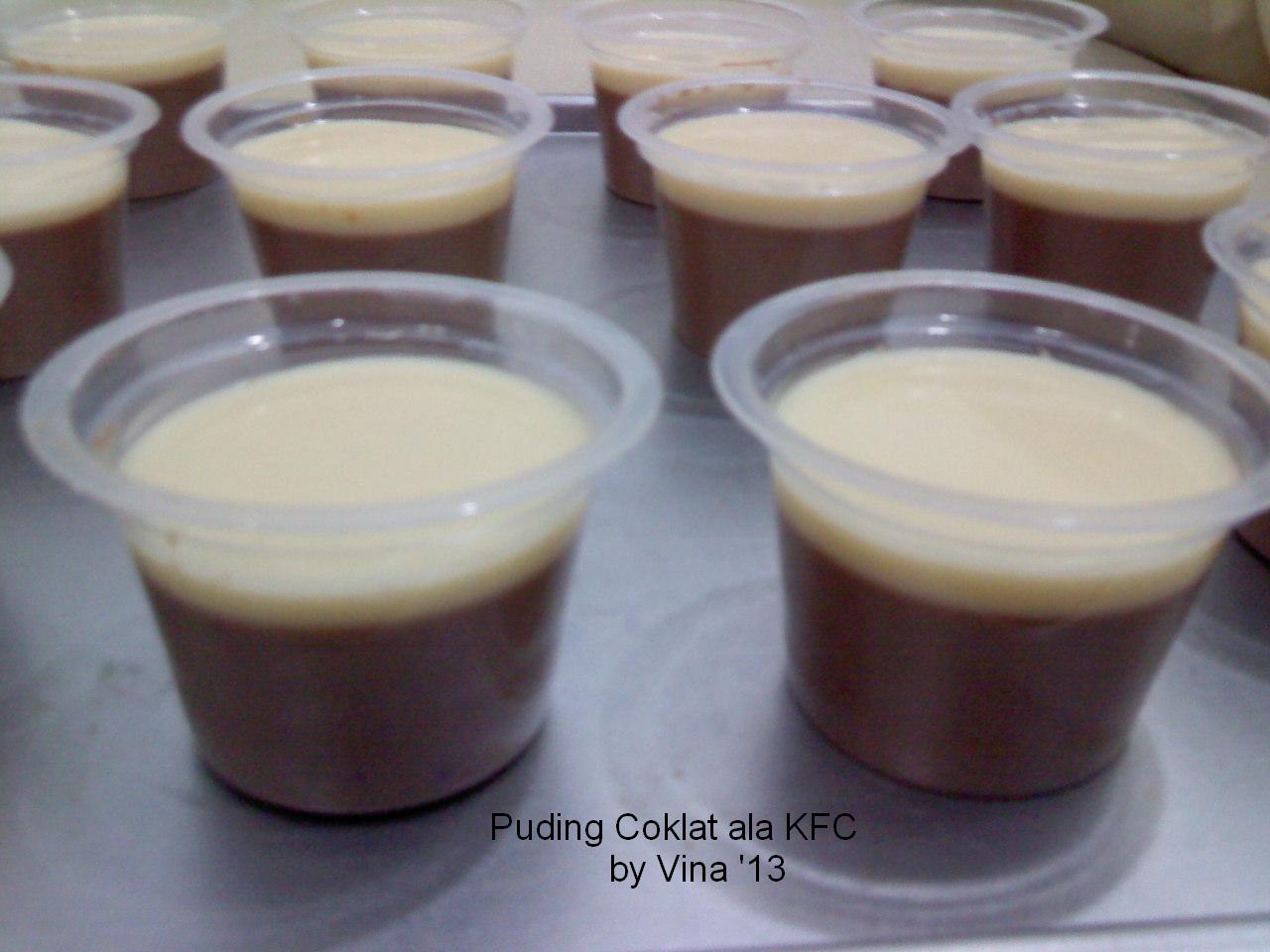 Dapoer Vina : Resep Puding Coklat ala KFC