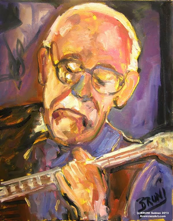 Jazz and draw: A tribute to Jim Hall