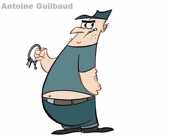 Antoine Guilbaud: "Get Blake" Character Designs