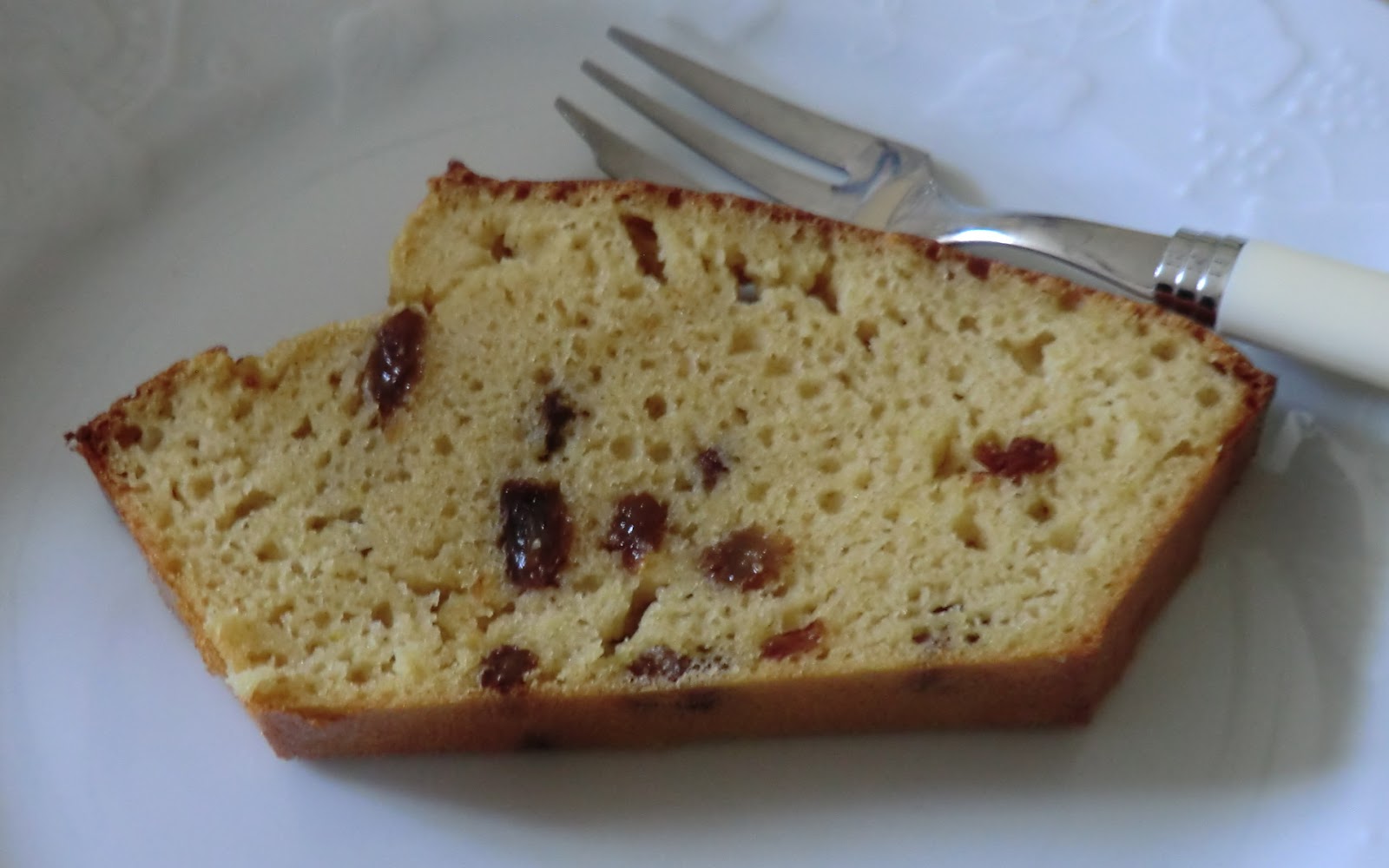 Cake moelleux aux raisins secs et citron sans gluten et sans lactose ...
