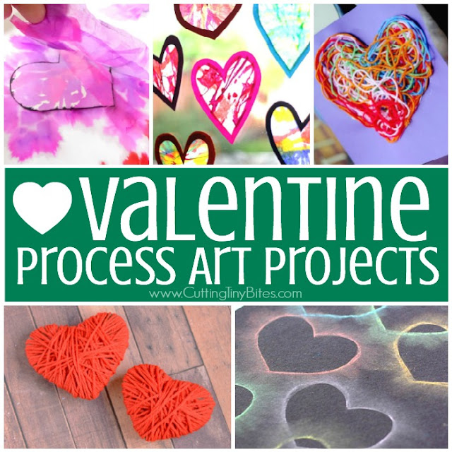 Valentine's Day Process Art Activities | What Can We Do With Paper And Glue