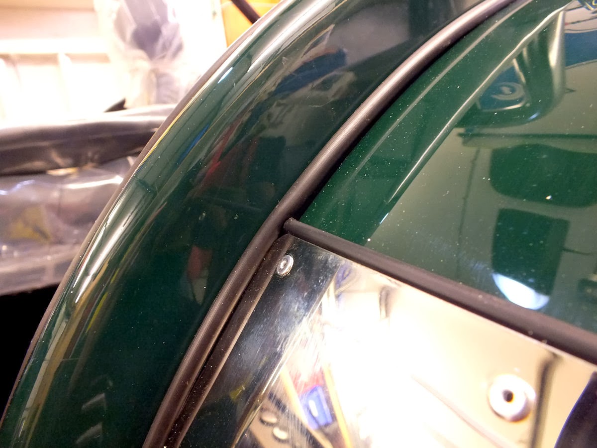 Caterham Seven Build: Day 16 - Wheel Arch, Carpet & Mirrors