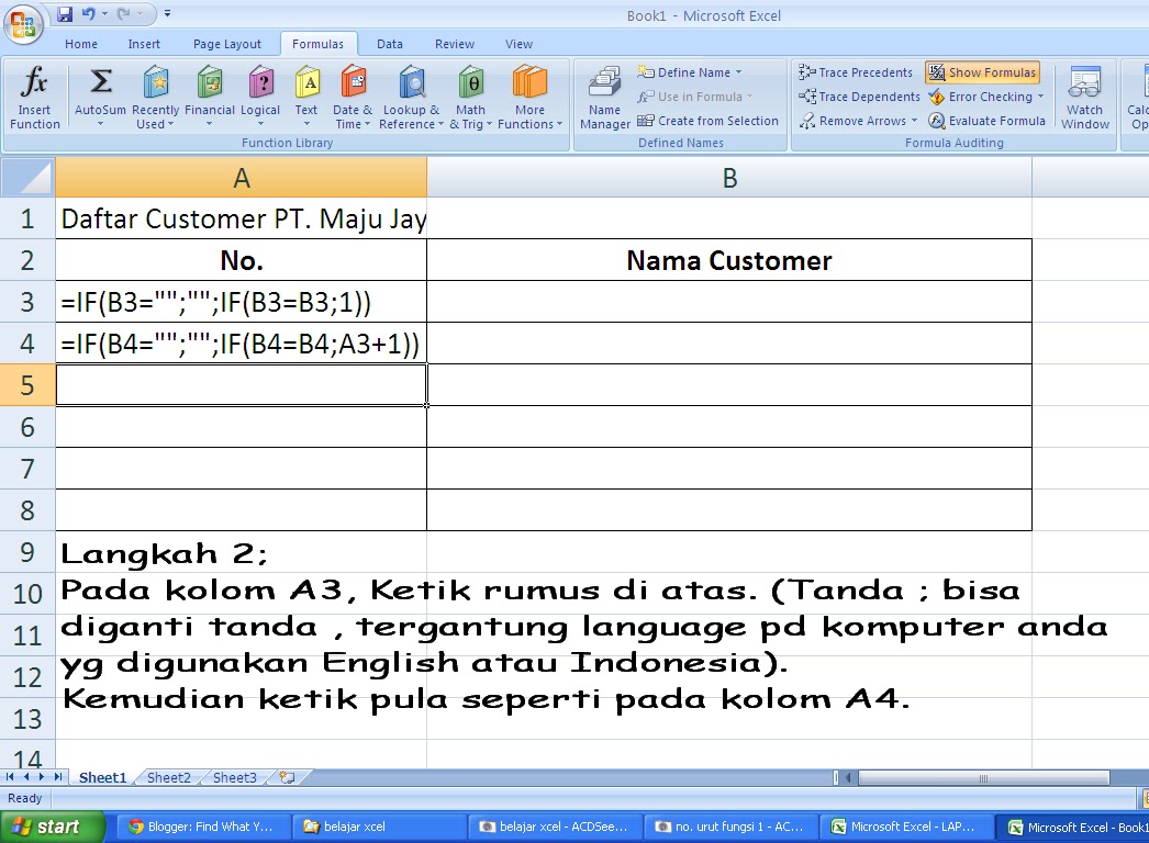 Cara Mudah Membuat Urutan Angka di Excel ~ Find What You Need