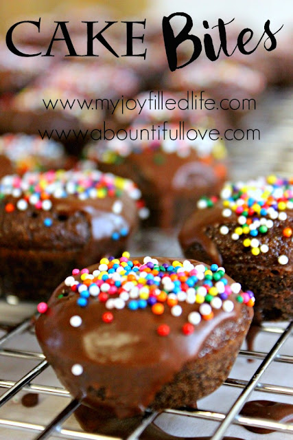 Cake Bites - A Bountiful Love