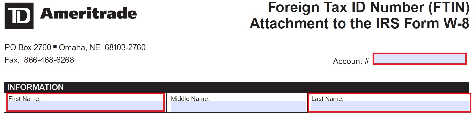 綠角財經筆記: 美國券商TD Ameritrade Foreign Tax Identification Number更新(How to ...