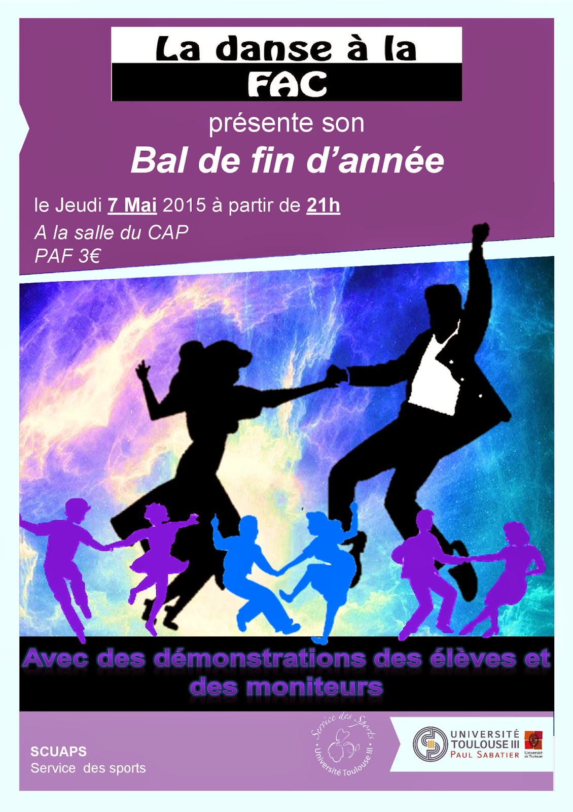 Danse à 2 à la fac UPS: Bal de fin d'année
