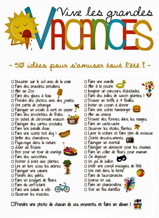 TICs en FLE: Quelques ressources à propos des vacances d'été