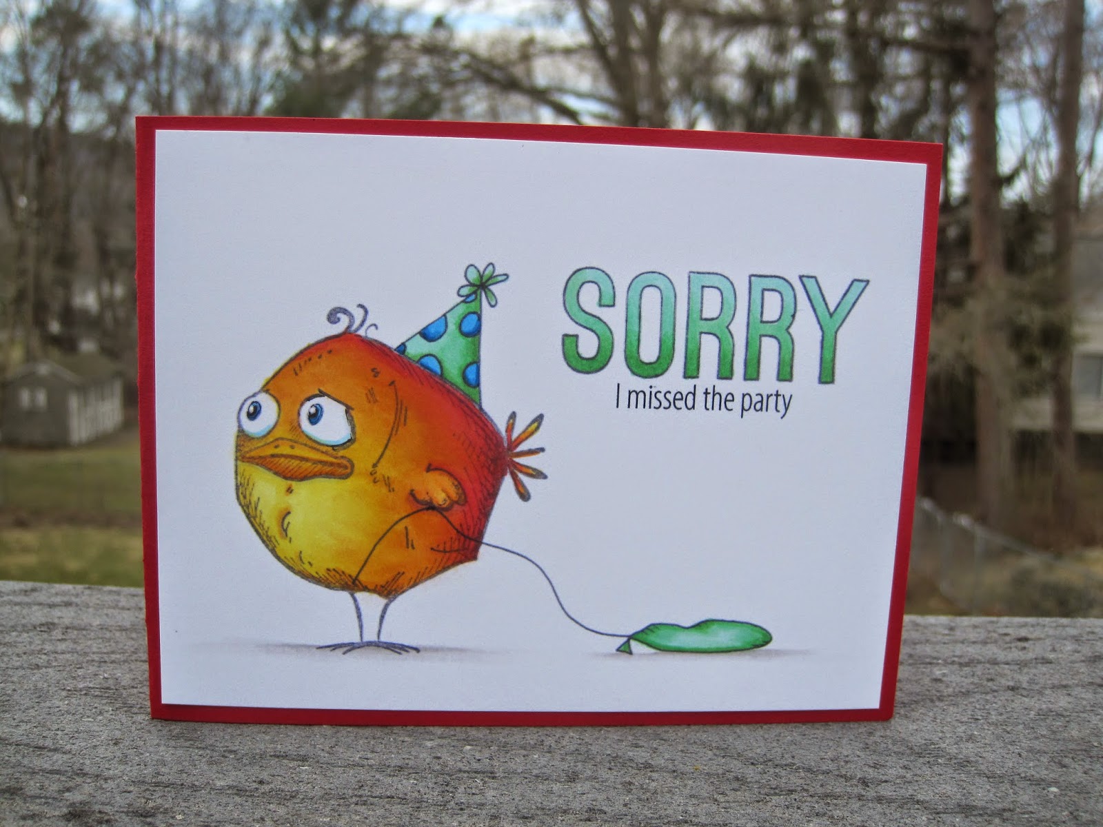 Purple Lake Stamps: Sorry I Missed The Party