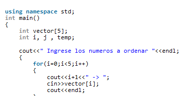 programacion basica 312: ordenamiento de burbuja