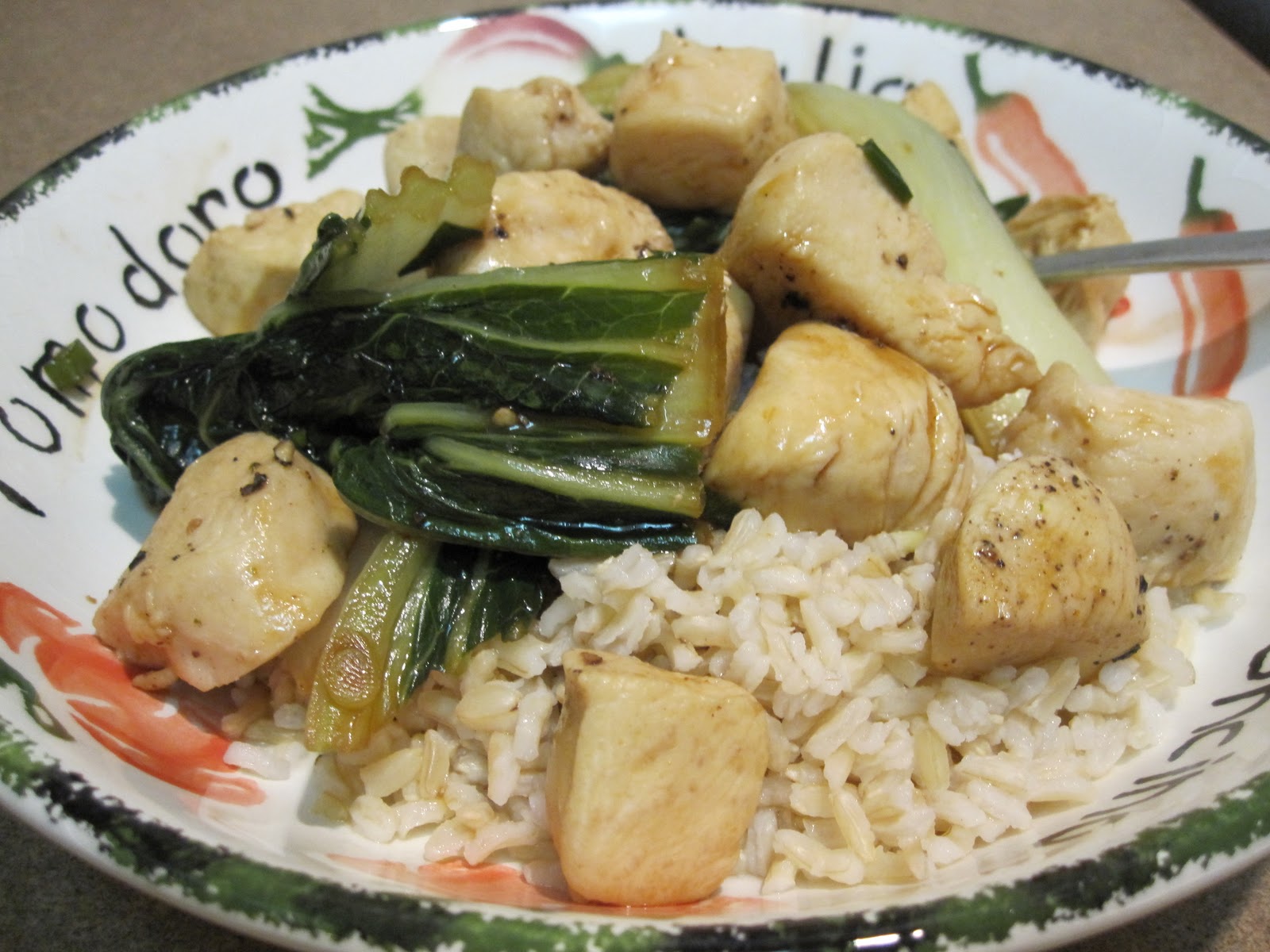 taylor made...: ... Chicken and Bok Choy Stir-Fry