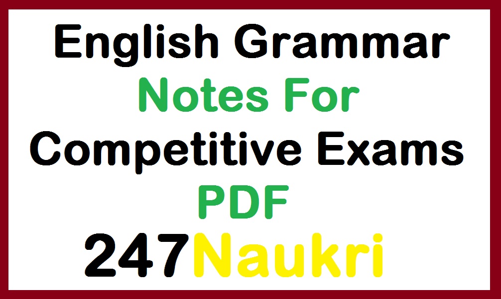 English Grammar Notes For Competitive Exams PDF english-grammar-notes-for-competitive-exams-pdf