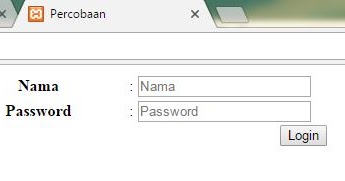 Membuat form login sederhana dengan php dan Mysql