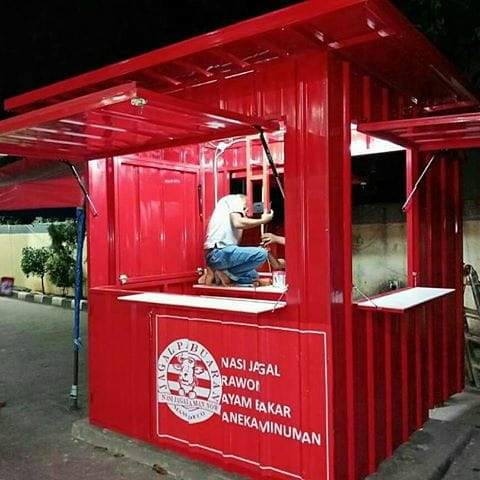 Container berbahan zincalum untuk toko atau warung ~ KONTAINER ...