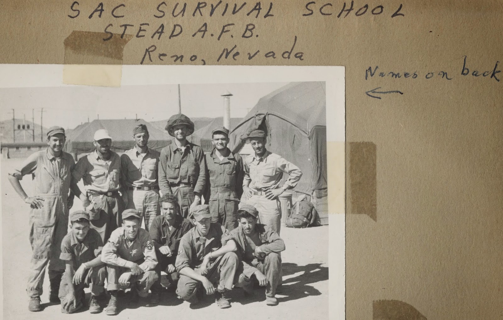 ABT UNK: Military Monday: SAC Survival School, Stead Air Force Base, Reno, Nevada, August 4-14, 1952