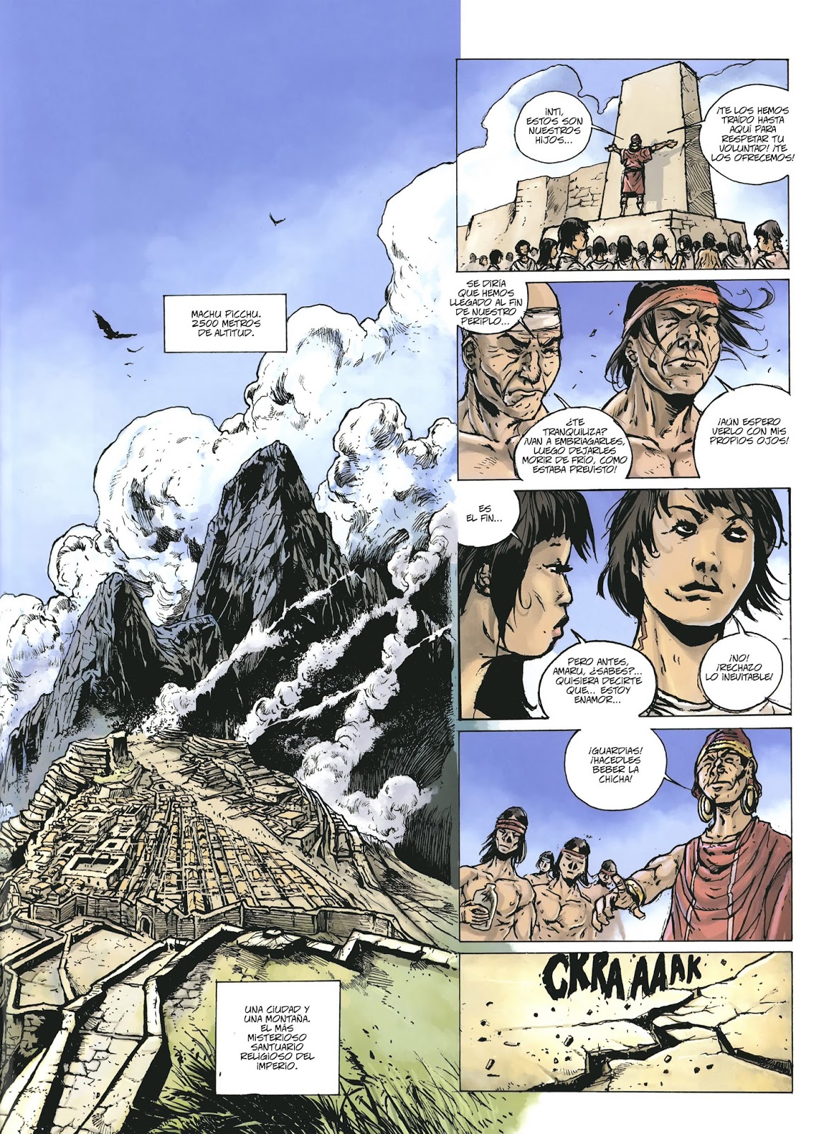 Los comics de Machete: Inca: El imperio de los Cuatro Suyos