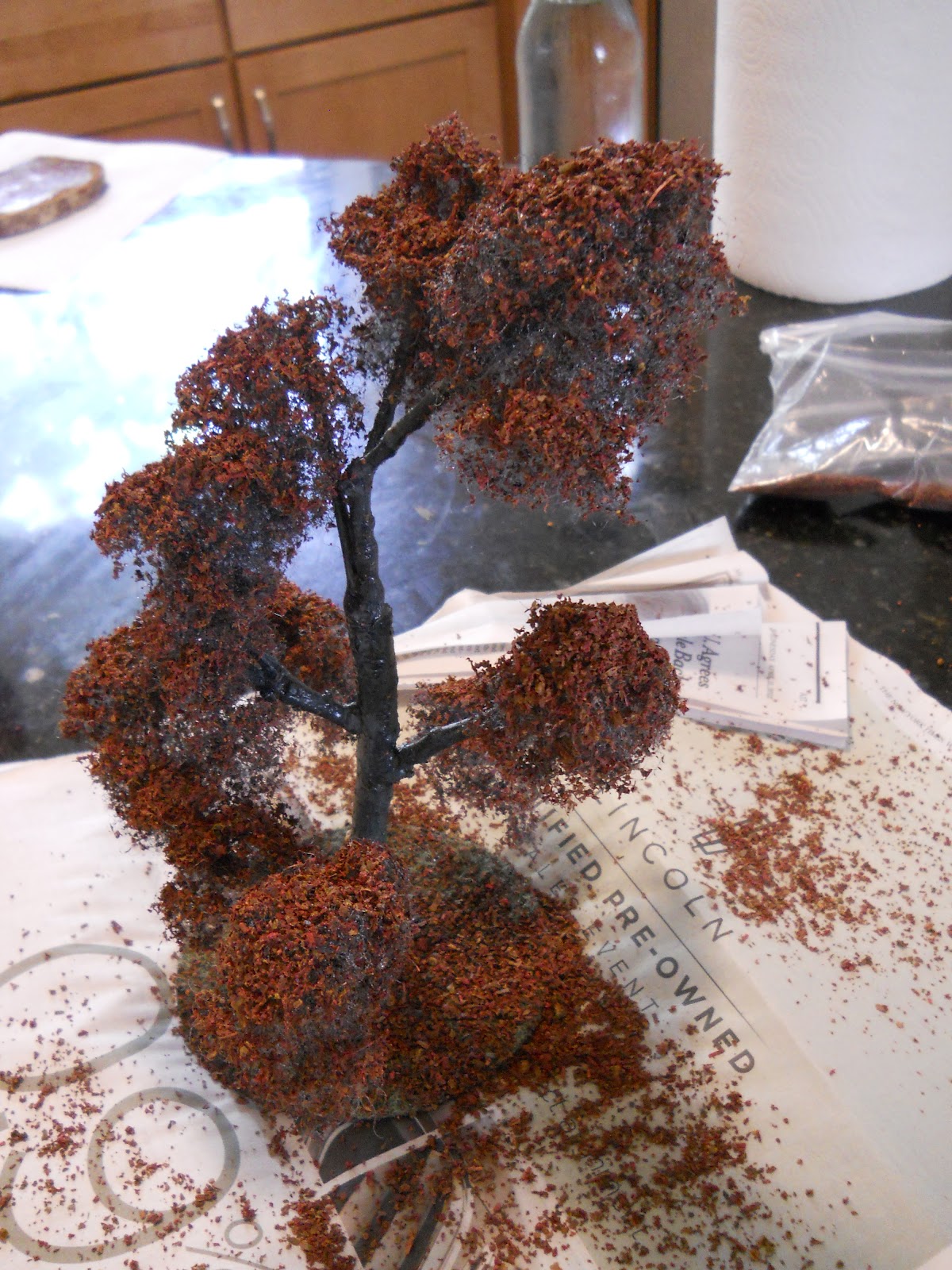 Amateur Hour: Scratch-building Trees pt. II: the Foliage