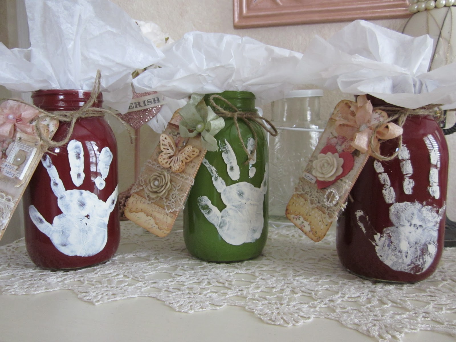 Monique's Vintage Nest: Mother's Day Mason Jars
