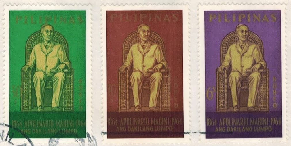 Philippine Republic Stamps : 1964 Apolinario Mabini
