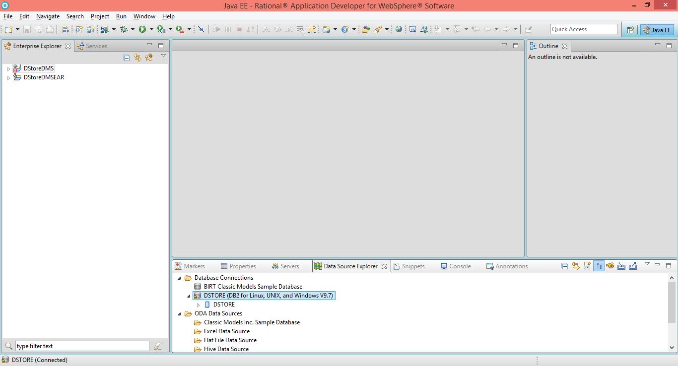 Configure DB2 in IBM Rational Application Developer (RAD)