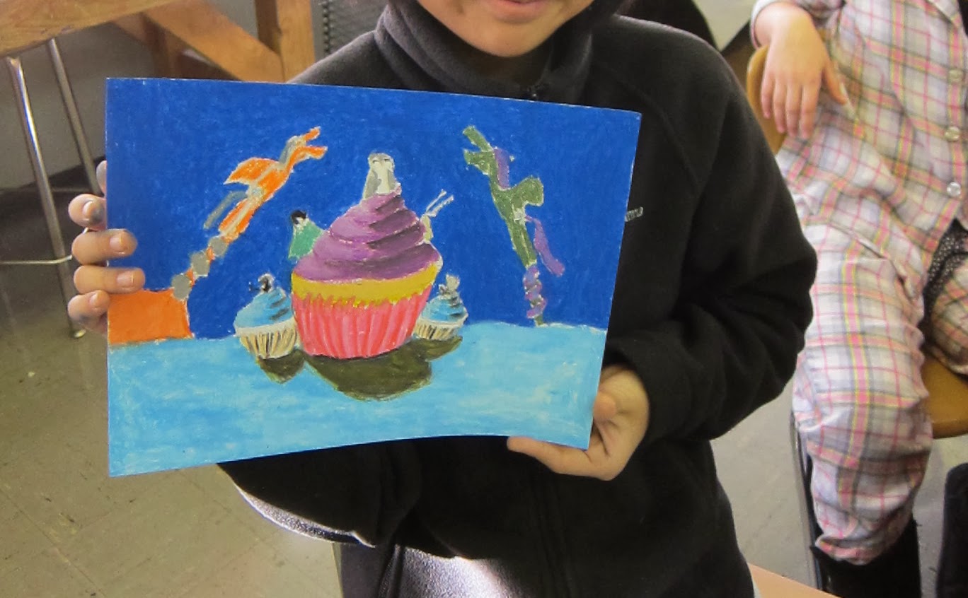 Studio Art with Ms. Hopenwasser: Grade 6: Drawing Cupcakes!
