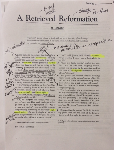 Retrieved Reformation Annotations (Day 1) | The Learning Cafe