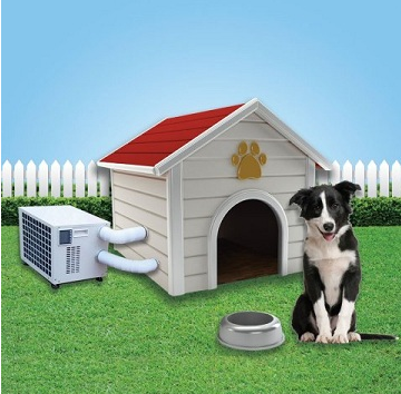 Pets_OFFmag: ClimateRight Dog House Air Conditioner & Heater