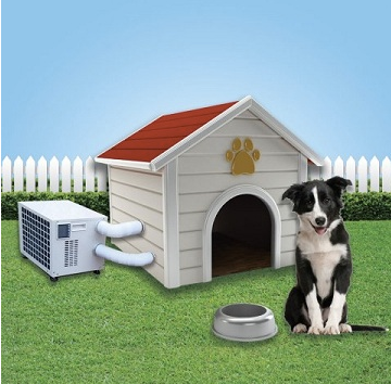 Pets_OFFmag: ClimateRight Dog House Air Conditioner & Heater
