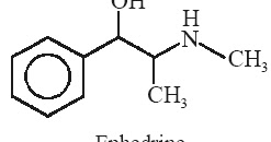 Ephedrine-Ephedra vulgaris, Ephedra sinica, Ephedra equisetina