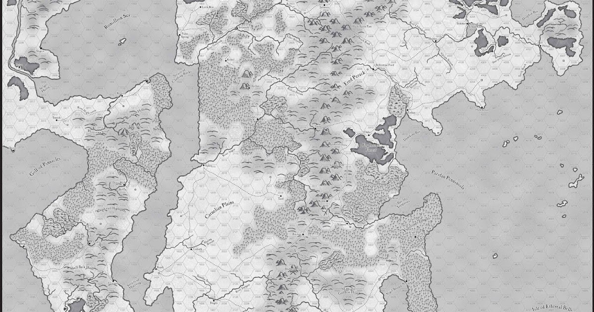 The Southlands Campaigns:Tabletop D&D in the Wilderlands: Map of Altanis