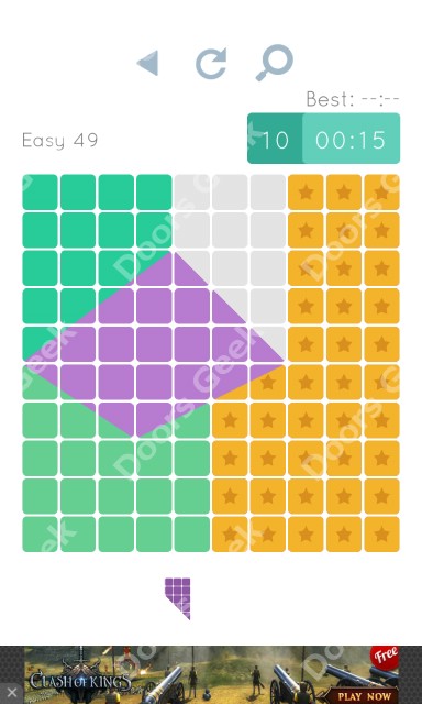 Blocks & Shapes [Easy] Level 49 Solution ~ Doors Geek