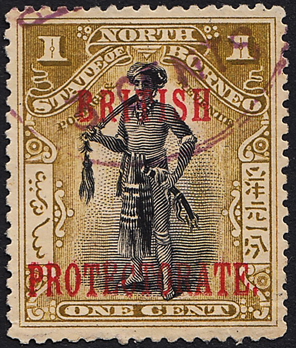 my North Borneo stamps: Magistrate Court Lahad Datu fiscal cancellation ...