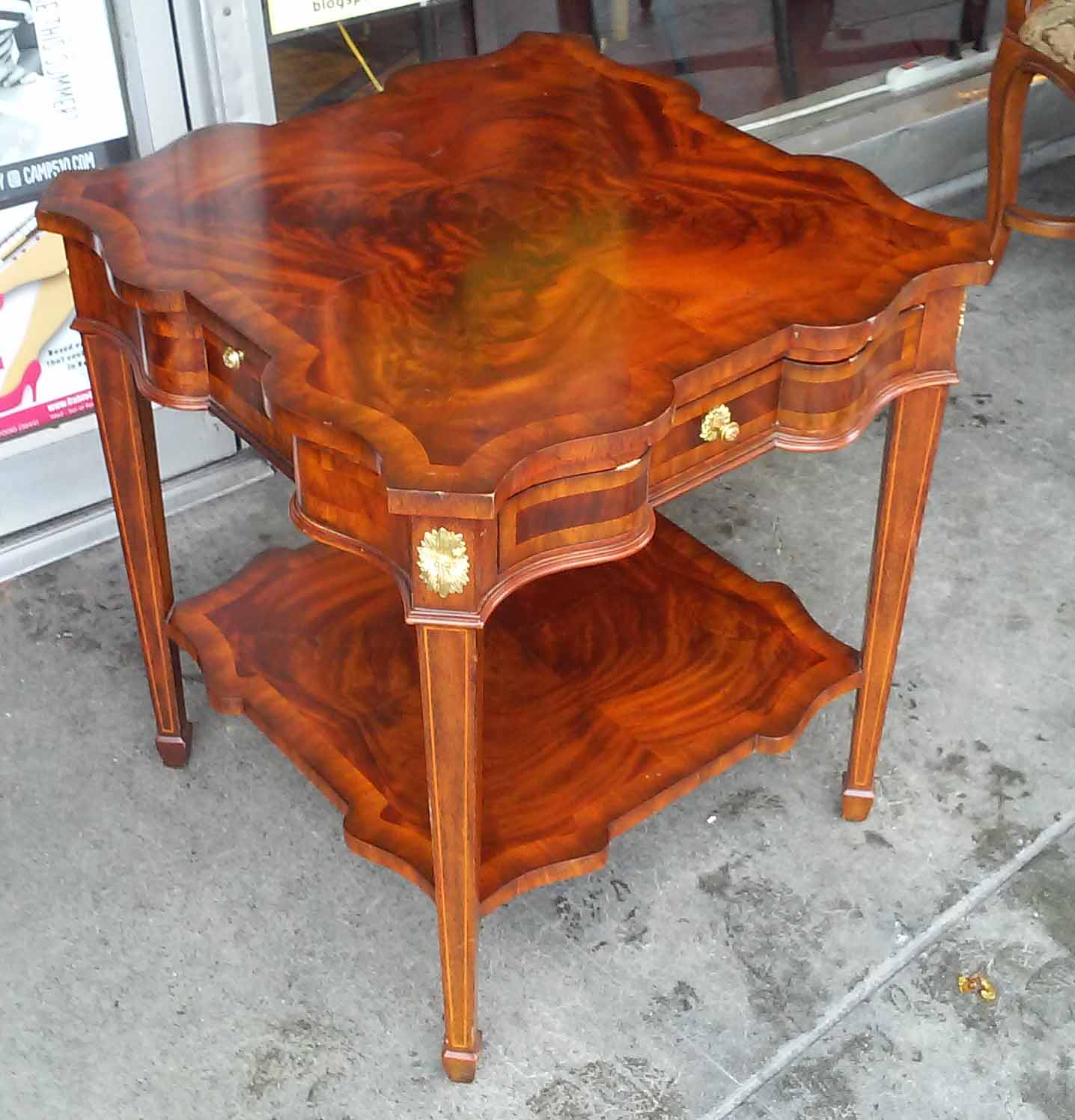 UHURU FURNITURE & COLLECTIBLES: SOLD Beautiful Maitland Smith End Table ...
