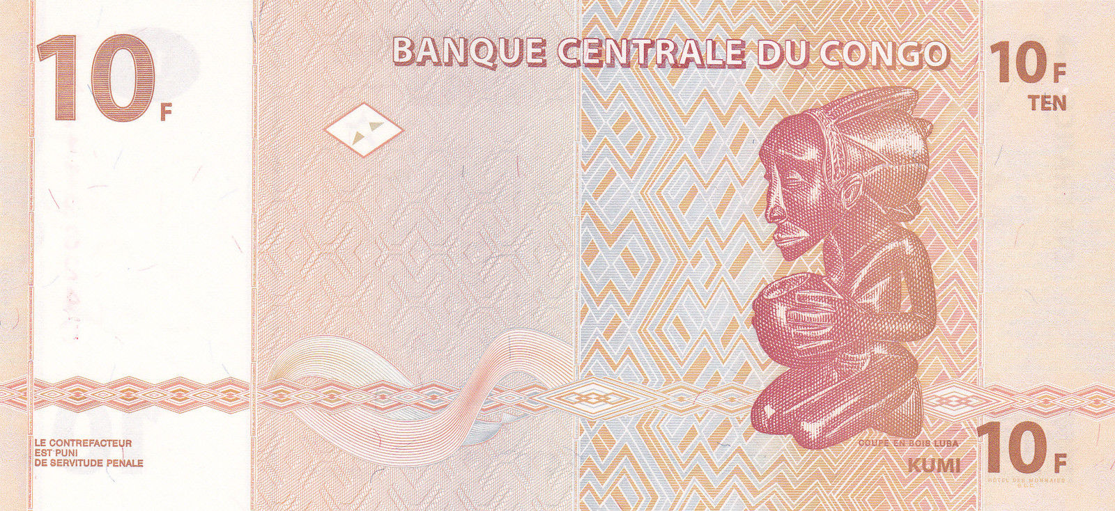 My Currency Collection: Congo Democratic Republic Currency 10 Congolese ...