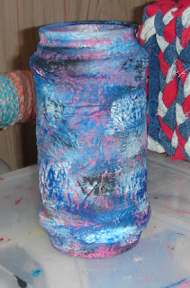 All Thumbs Crafts: Glass Bottle Art