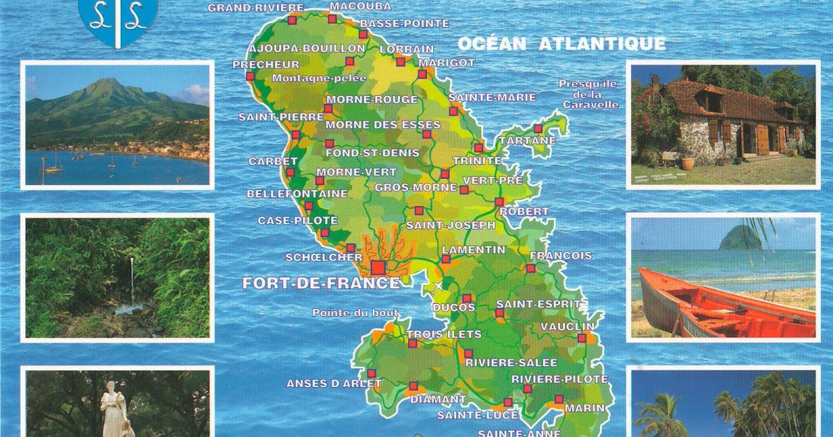 One postcard, One world: Postcard from Martinique