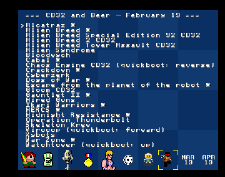 Indie Retro News: CD32 and Beer multiplayer compilation February 19th ...