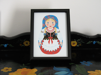 Amy Perrotti: Łowicz Polish Bride Matryoshka